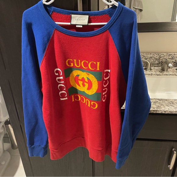 Gucci | Sweaters | Size M Gucci Sweaterfits Big Like L Or Xlgood ...
